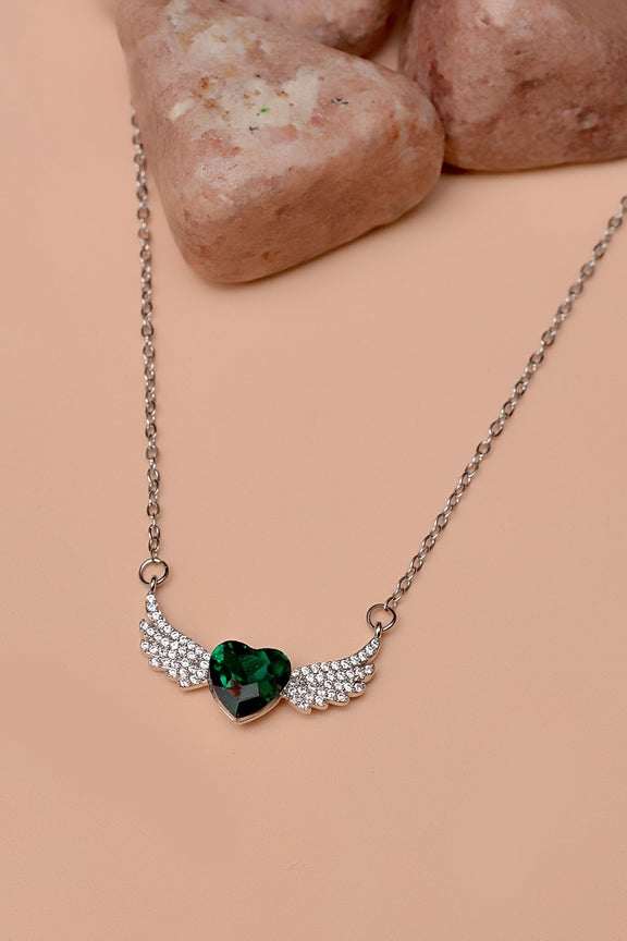 Daily Wear Green Locket Pendant – Anzay Jewellery