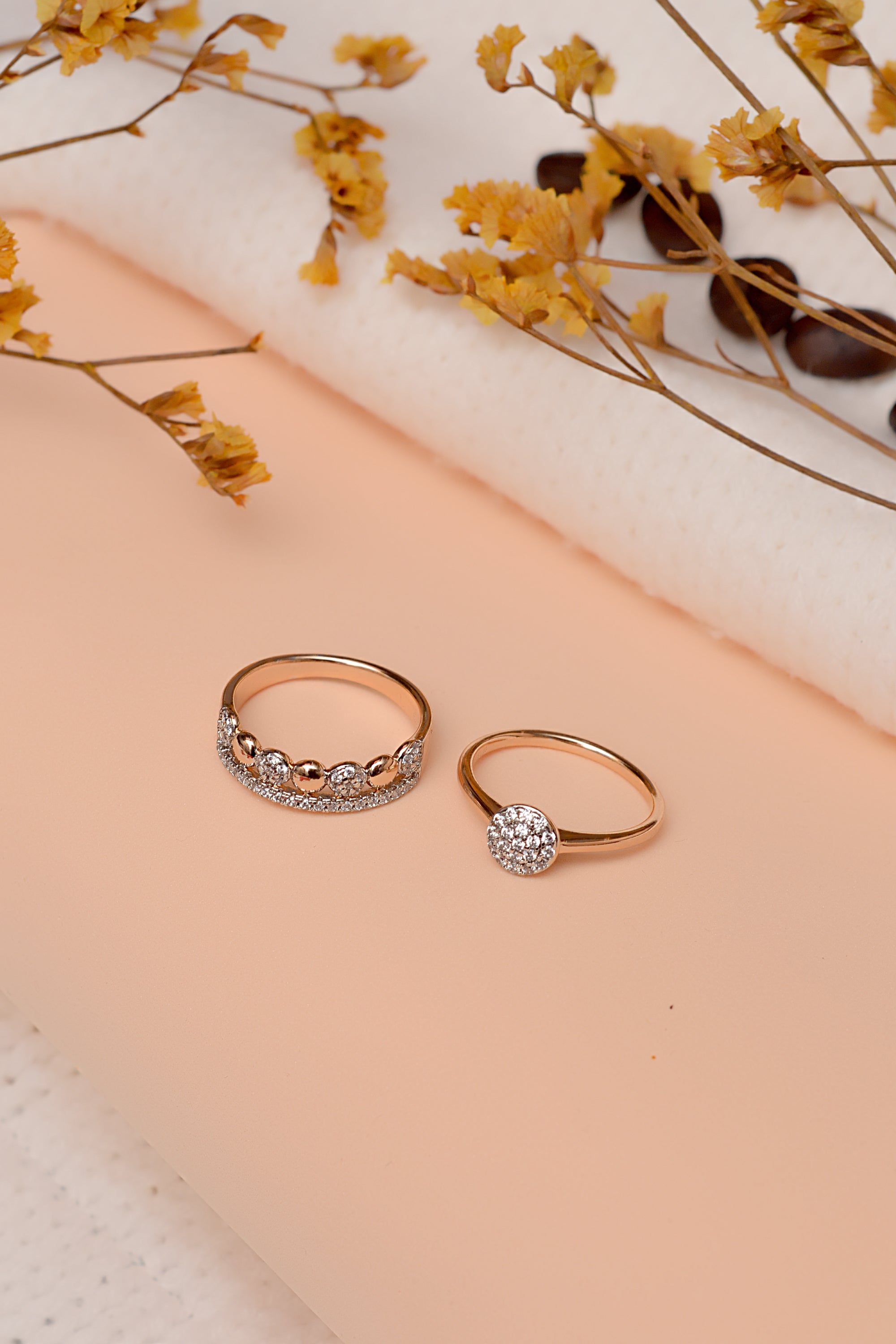 Size 7 Daily Wear Dual Tone Ring – Anzay Jewellery